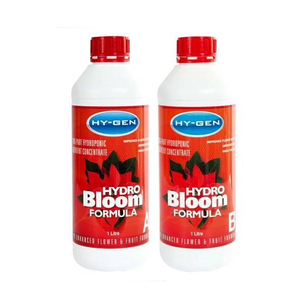 Hy-Gen Hydro Bloom A&B 1L – Lux Cuttings